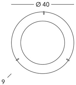 Kolarz A1306.12.3 - Stropní svítidlo MOON 2xE27/60W/230V