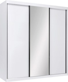 XXXLutz ŠATNÍ SKŘÍŇ S POSUVNÝMI DVEŘM, bílá, 200/215/59,5 cm P & B - Šatní skříně - 000885001505