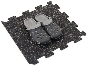 Dlažba FitFlo SF1050 47,8 x 47,8 x 0,8 cm - okraj, červená / bílá