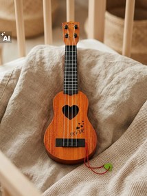 Sinsay - Dětské ukulele s nastavitelnými gumovými strunami - vícebarevná