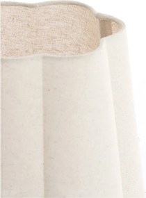 Bílá stolní lampa s textilním stínidlem (výška 50 cm) Musaby – Light &amp; Living