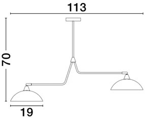 Lustr na lanku Mirba 2