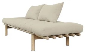 sofa PACE by Karup - 75*200 cm natural (přírodní) + futon beige 747