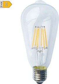Diolamp LED Filament žárovka čirá ST64 10W/230V/E27/2700K/1220Lm/360°