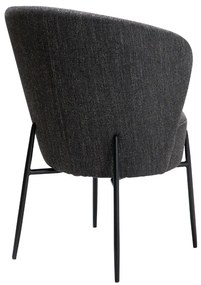 ​​​​​Dan-Form Černá bouclé jídelní židle DAN-FORM Orbit