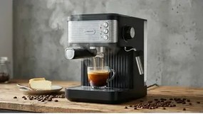 Esperanza EKC011 černá / Kávovar / 850 W / 1,8 L / 20 bar / napěňovač