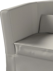 Potah na křeslo IKEA Ektorp Tullsta barva šedá látka pletený vzor