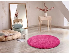 Růžový koberec Universal Aqua Liso, ø 80 cm