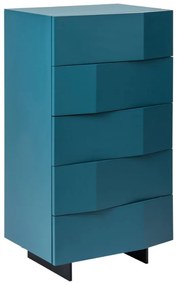 Petrolejově modrá komoda Marco Barotti Linea Diamond 60 x 45 cm