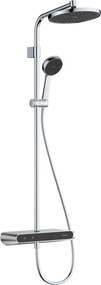 Hansgrohe Activera S - Sprchový set s termostatem, průměr 24 cm, 2 proudy, EcoSmart+, chrom 28639000