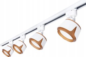 Set Led Kolejnicová Lampa GX53 Steka XD-IK256W x4 Kolejnice 2M Bílá