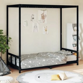 Dětská postel s nebesy Dekorhome 70 x 140 cm