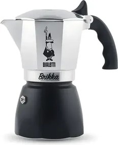 Bialetti New Brikka 2023 černá / Moka konvička / 2 šálky / 0,1 l / hli