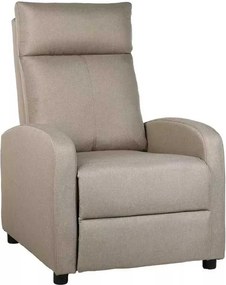 LuxuryForm DESIGN Televizní křeslo RUFO s polohováním - béžové