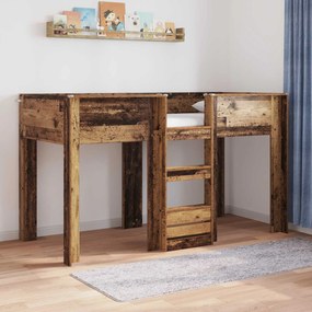 Patrová postel pro děti Staré dřevo 75 x 190 cm 3410473