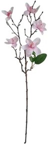 Umělá větvička Magnolie světle růžová, 64 cm