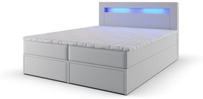 MSL Kontinentální čalouněná postel LINDOS (160 x 200 cm) Barva látky: MONOLITH 61