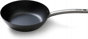 Pánev wok z uhlíkové oceli nepřilnavá Skottsberg Carbon 28 cm K3