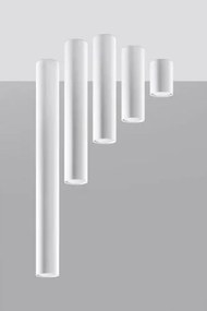 Stropní svítidlo SOLLUX Lagos 20 GU10 1x40W bez zdroje ocel bílá SL.0997