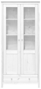 Idea IDEA Vitrína 2 dveře + 1 zásuvka TORINO bílá