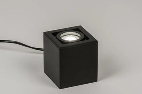 Stolní černá LED lampa Montgomery Black