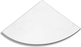 Novaservis - Sklo poličky rohové Metalia 3 čiré, 6358,X