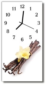 Nástěnné hodiny vertikální Vanilka kuchyně barevné tisku