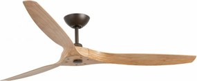 FARO 33519 MOREA L, světle hnědá, stropní ventilátor s DC motorem - FARO