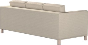 Potah na pohovku IKEA Karlanda 3-místná nerozkládací, krátký barva béžová látka pletený vzor