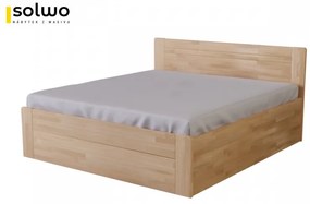 Solwo Design Postel ALEXIA BOX (BUK, DUB) Materiál: Buk cink, Barevne provedení: Olej odstín 103/203, Specifikace: 180x200