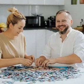 TREFL Puzzle Divoká jízda / 1000 dílků / 68,3 x 48 cm