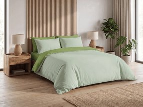 Povlečení z mikrovlákna MICROVELLE zelené Rozměr povlečení: 70 x 90 cm | 140 x 220 cm