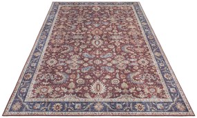 Hanse Home, Kusový koberec Asmar 104004 Bordeaux/Red, 80x150, červená, chodba / předsíň