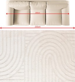 Koberec Belaro cream 160x230 cm