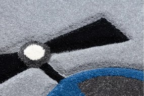 Dywany Łuszczów, Dětský kusový koberec Petit Toys cars grey, 180x270, šedá, dětský pokoj