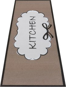 Behúň Cook & Clean 105728 Brown White Black, 50x150, hnedá, kuchyňa, Hanse Home
