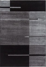 Ayyildiz, Kusový koberec Hawaii 1310 grey, 200x290, černá, kancelář
