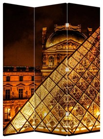 Paraván - Louvre v Paříži (126x170 cm)