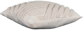 Nordic Living Bílý polštář Herkus 45 x 45 cm