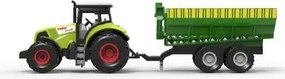 RAPPA - Traktor plastový se zvukem a světlem s vlečkou / od 3 let