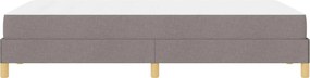 Postel s boxspringem Taupe 120 x 190 cm textil 3398553