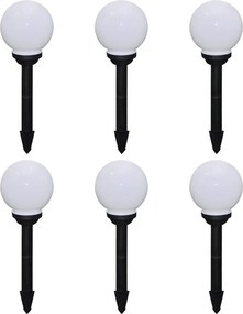 Venkovní osvětlení příjezdové cesty 6 ks LED 20 cm se zápichem 277115