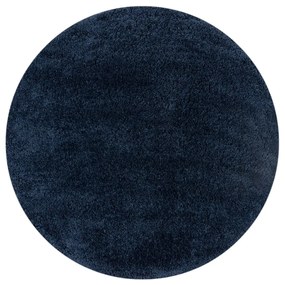 Tmavě modrý kulatý koberec ø 133 cm – Flair Rugs