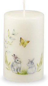 Bílá velikonoční svíčka Unipar Sweet Easter Bunny, doba hoření 40 h