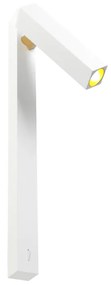 Lineární nástěnná lampička s vypínačem Mick Snooze Barevná varianta: Bílá / Zlatá, Teplota chromatičnosti: 2700 Kelvinů