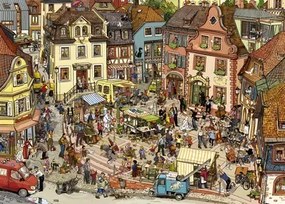 HEYE Puzzle Tržiště / 1000 dílků / 70 x 50 cm