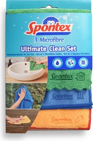 Spontex Utěrky z mikrovlákna Ultimate Clean Set, 3 ks