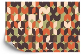 Fototapeta Retro Pattern, Geometric Colorful Abstract Strukturální vinyl 180x120