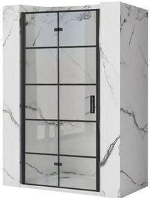 Rea - MOLIER skládací sprchové dveře 100x190cm, černá, REA-K6963