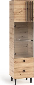 ADRK Furniture Vitrína LIVIA 05 SHC-LIV-05-ART-N005